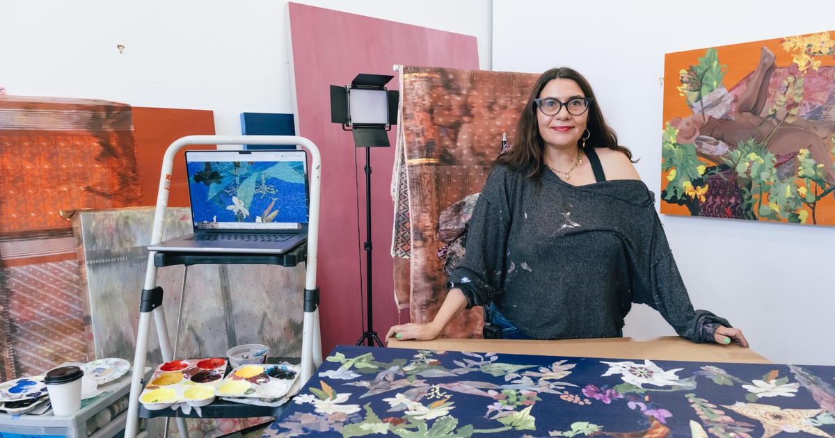 KQED | A Monumental Mural by Ranu Mukherjee Opens a New SF Ballet ...